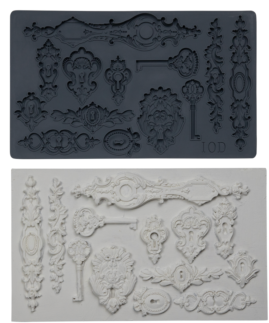 Lock & Key 6"x10" Decor Mould – Studio 36 Bead Shop & Artisans Gallery